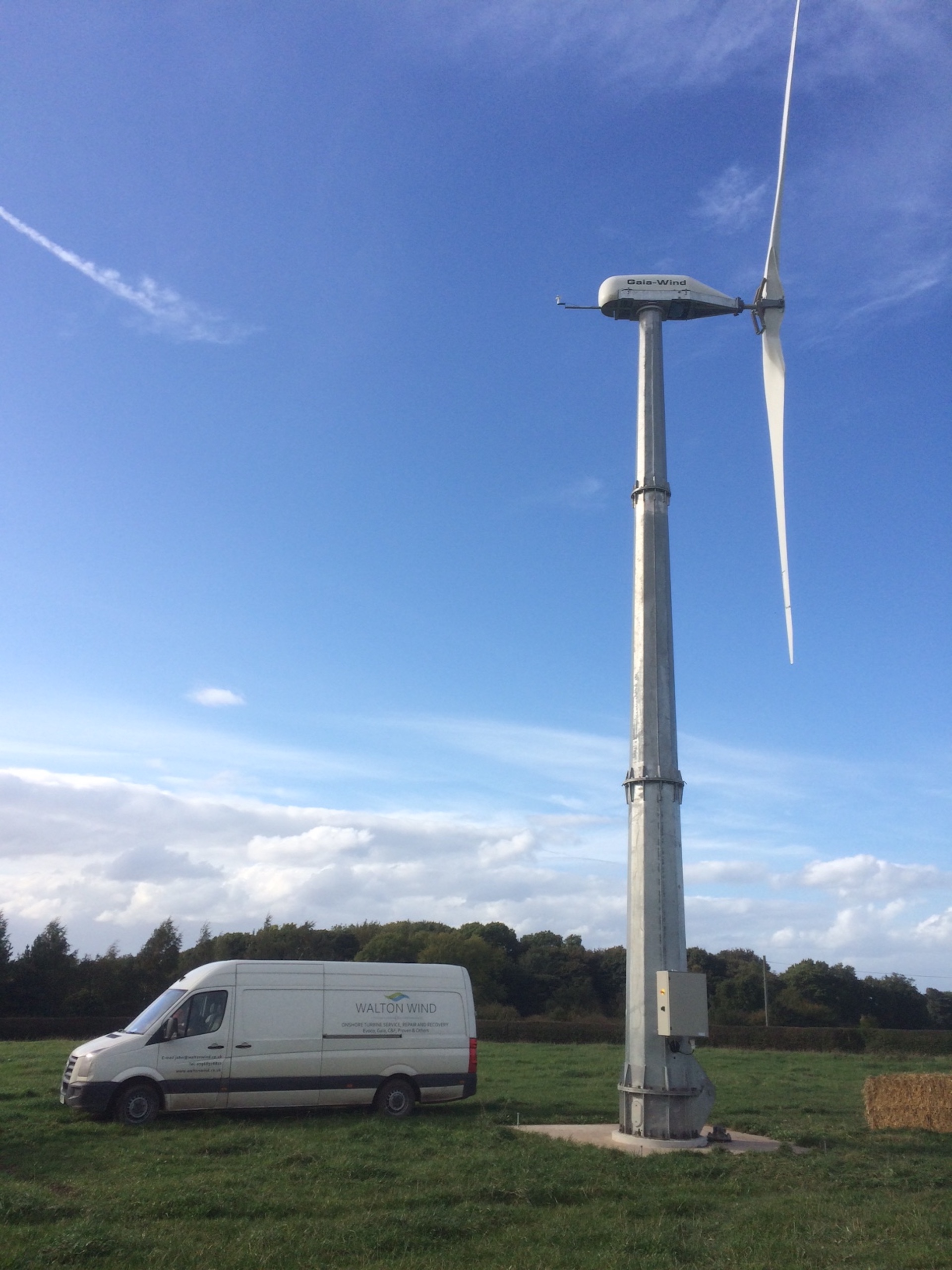 Evoco to Gaia Wind Turbine Head Swap · Walton Wind